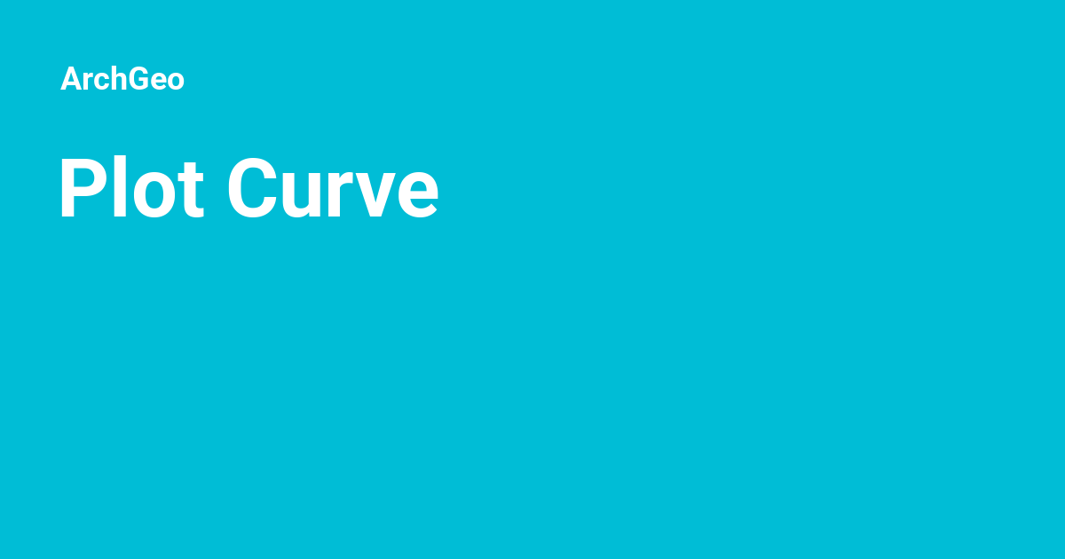 Plot Curve Archgeo